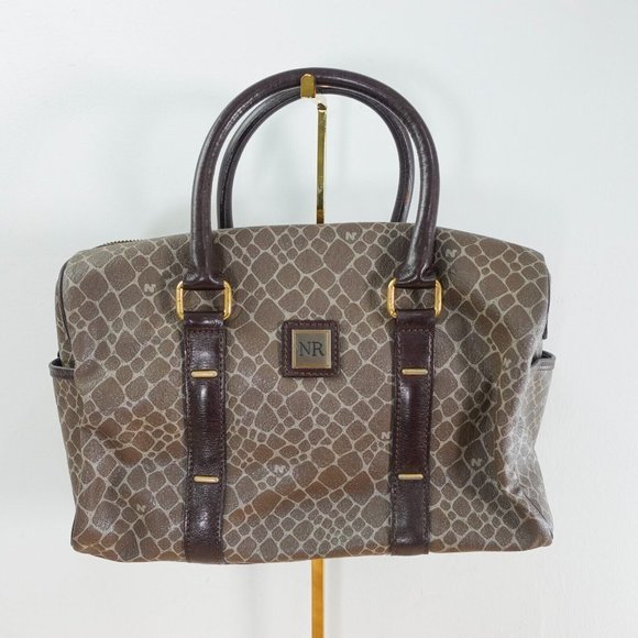 Nina Ricci | Bags | Vintage Nina Ricci Bag Womens Brown Boston Purse ...